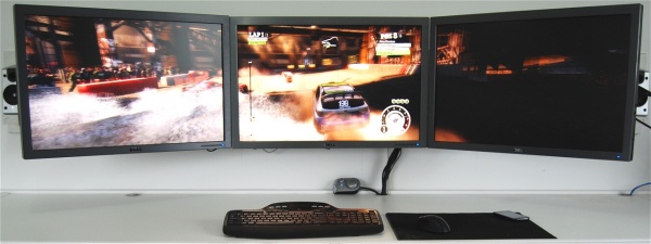 Triple Monitor Gaming On A Budget - TechSpot - Modders Inc