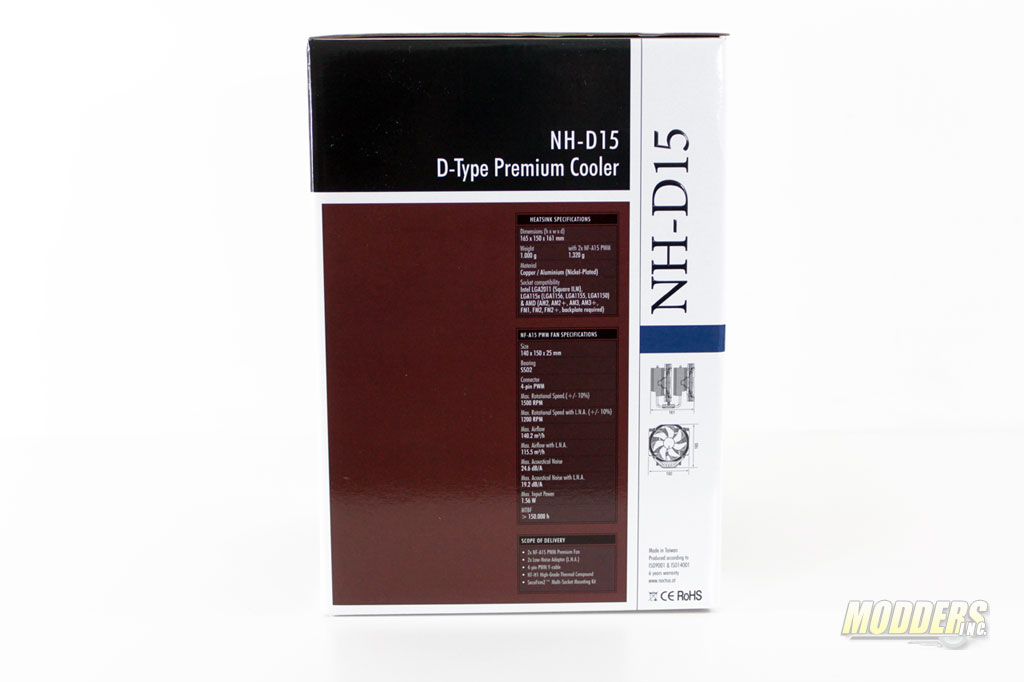 Noctua NH-D15 Dual-Tower CPU Cooler Review - Modders Inc