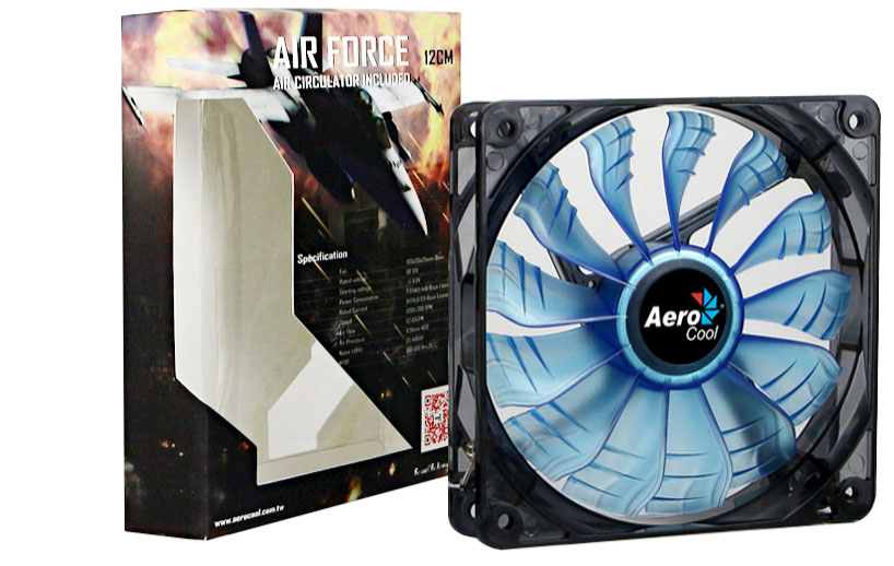 Aerocool Air Force: Silent Case Fans With FDB And Air Circulator ...