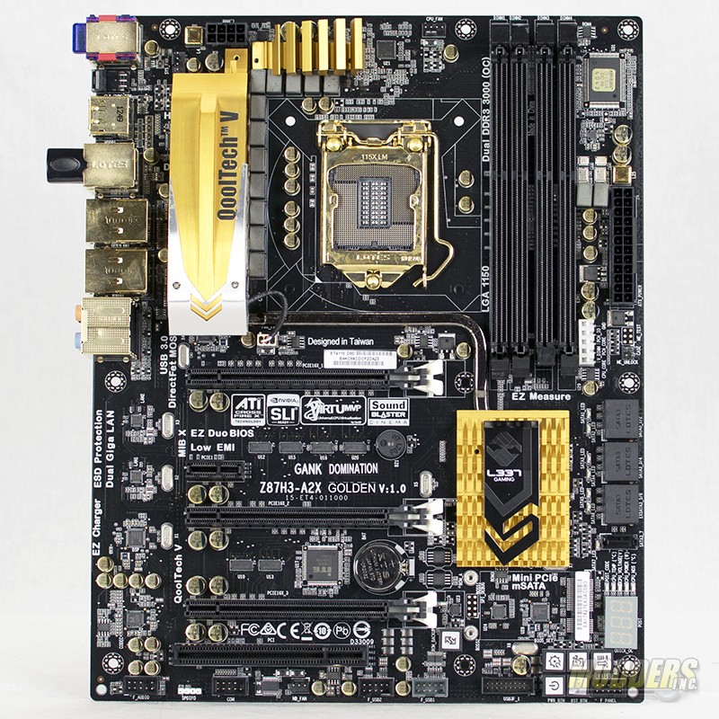 ECS Z87H3-A2X Golden Motherboard Review - Modders Inc