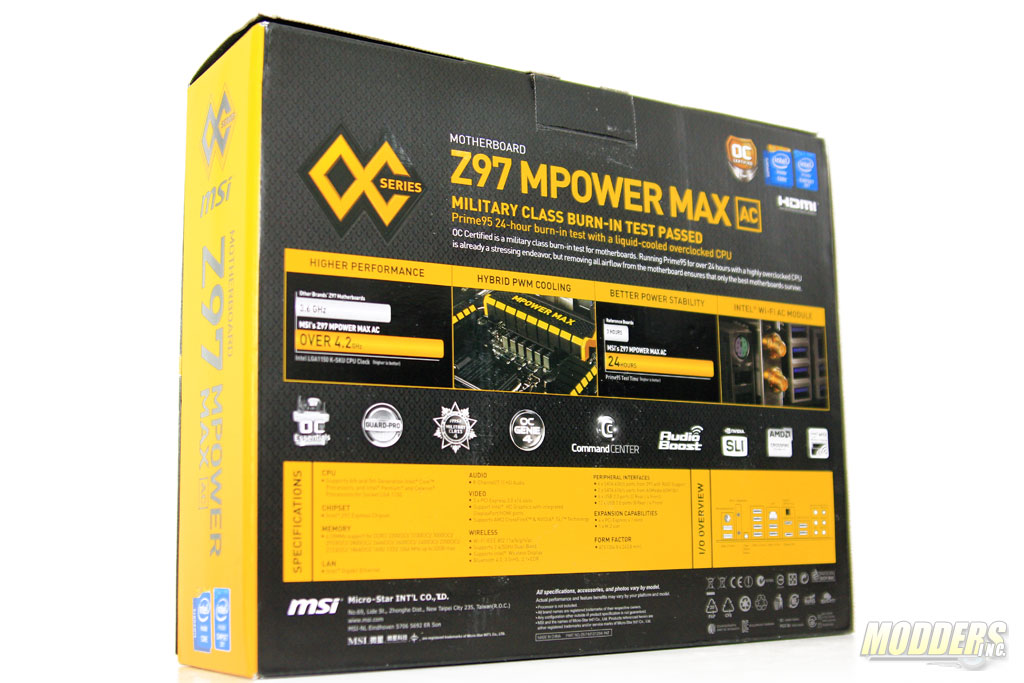 MSI Z97 MPower MAX AC Motherboard Review - Modders Inc