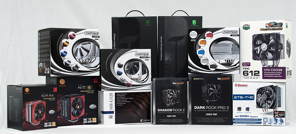 Twelve CPU Air Cooler Roundup - Modders Inc