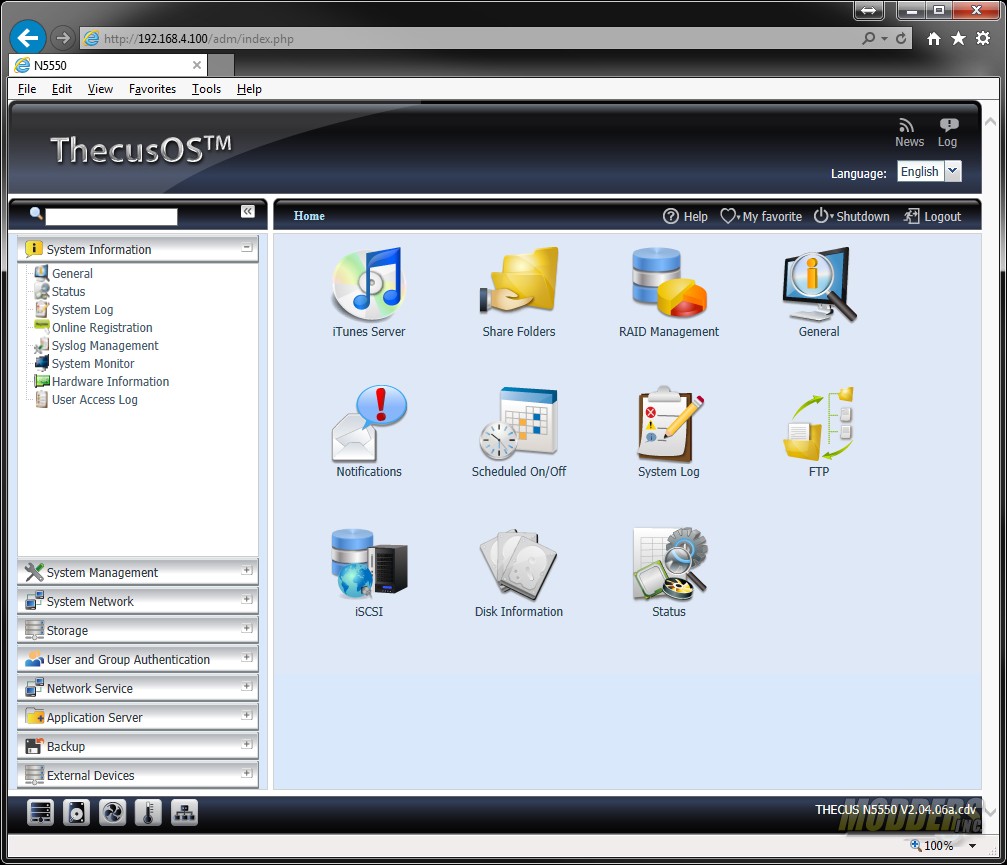 Thecus N5550 Network Attached Storage Review - Page 4 Of 9 - Modders Inc