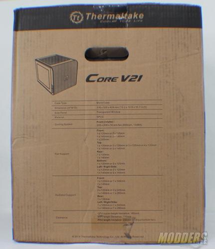 Thermaltake Core V21 MATX Case Review - Modders Inc