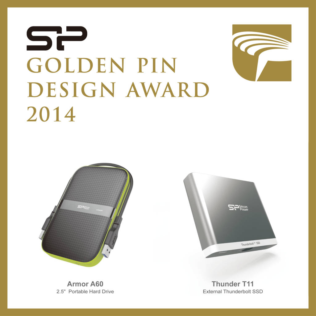 Silicon Power Wins Golden Pin Design Award 2014