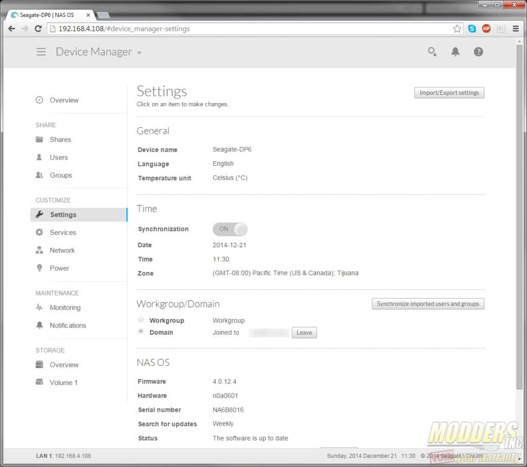 Seagate NAS Pro DP-6 Network Attached Storage Review - Page 5 Of 10 ...