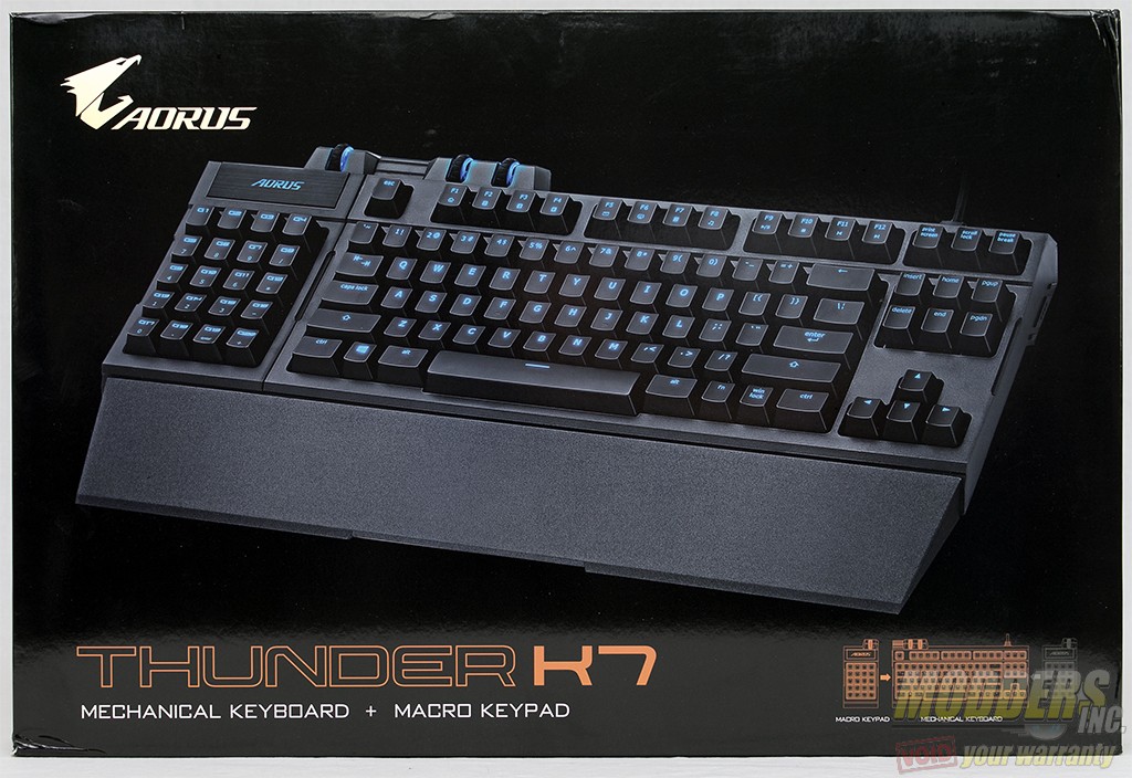 Aorus Thunder K7 Mechanical Gaming Keyboard Review - Modders Inc