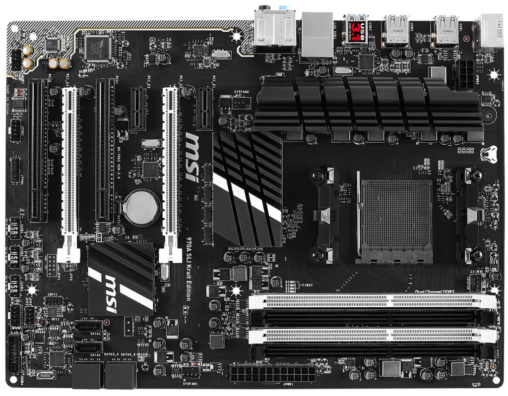 MSI 970A Krait SLI Is World's 1st AMD Motherboard Featuring USB 3.1 ...
