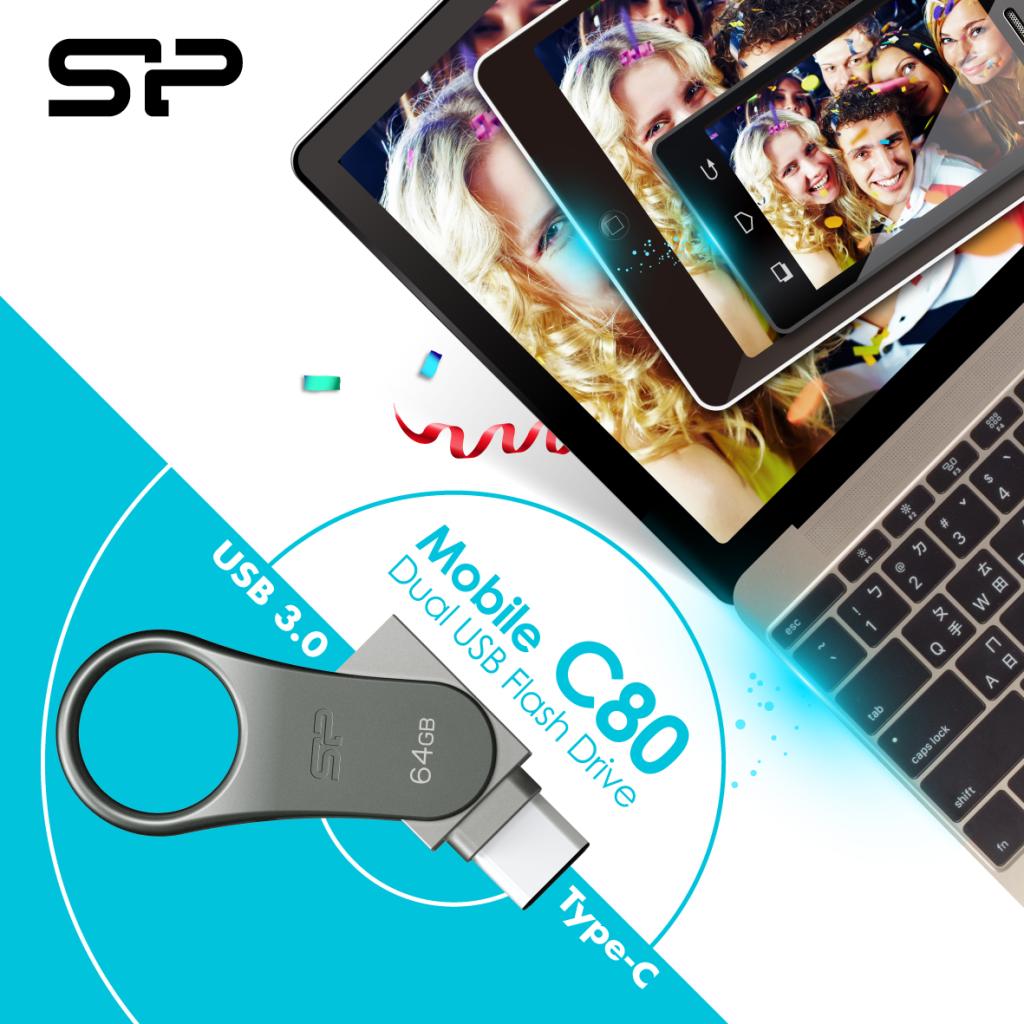 SP Silicon Power Releases Dual USB Drive – Mobile C80 For Type-C Ready ...