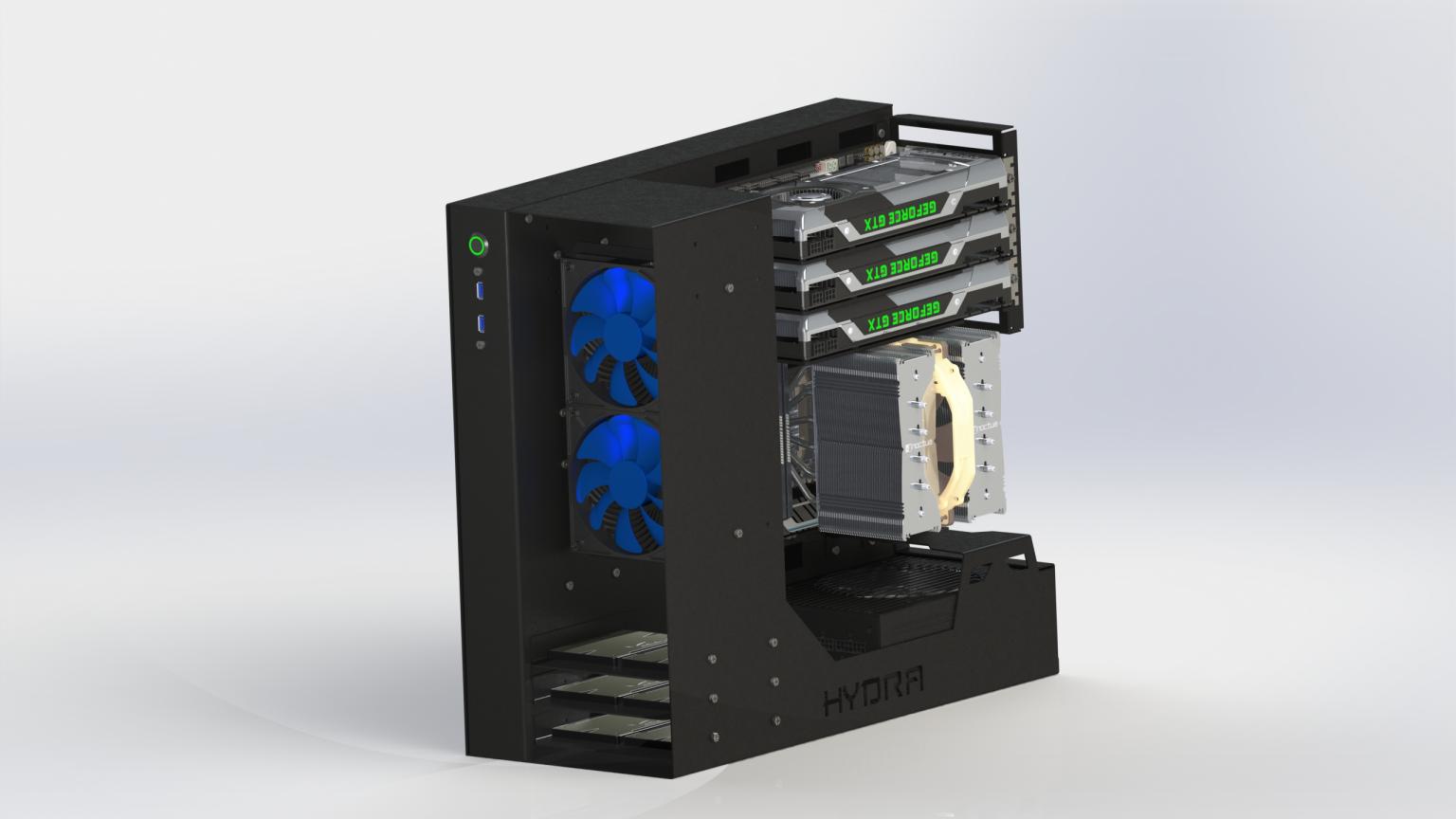 HYDRA Announces NR-01 Open Case Chassis + Bench - Modders Inc