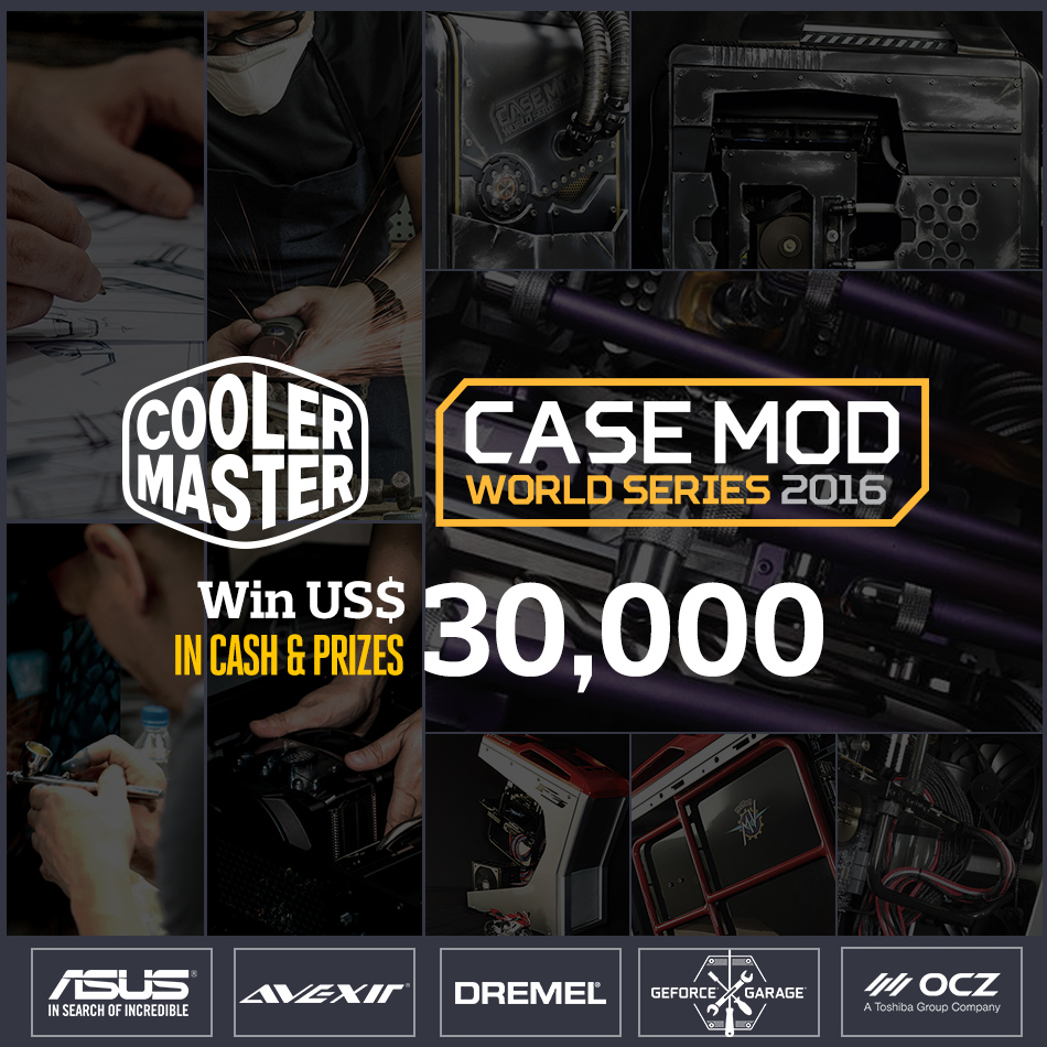 Cooler Master Case Mod World Series 2016 Announced - Modders Inc