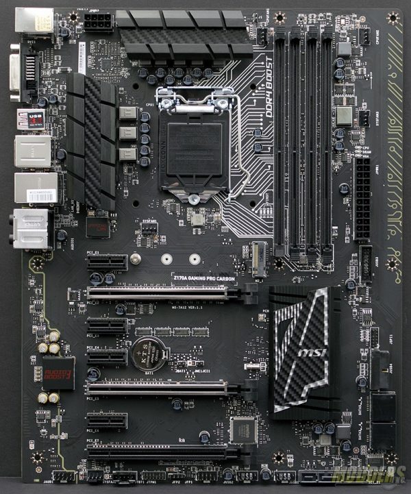 MSI Z170A Gaming Pro Carbon Motherboard Review - Page 2 Of 9 - Modders Inc