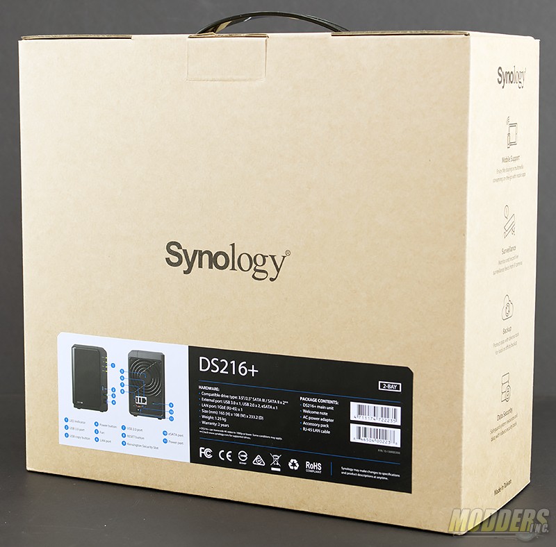 Synology DiskStation DS216+ NAS Review - Modders Inc