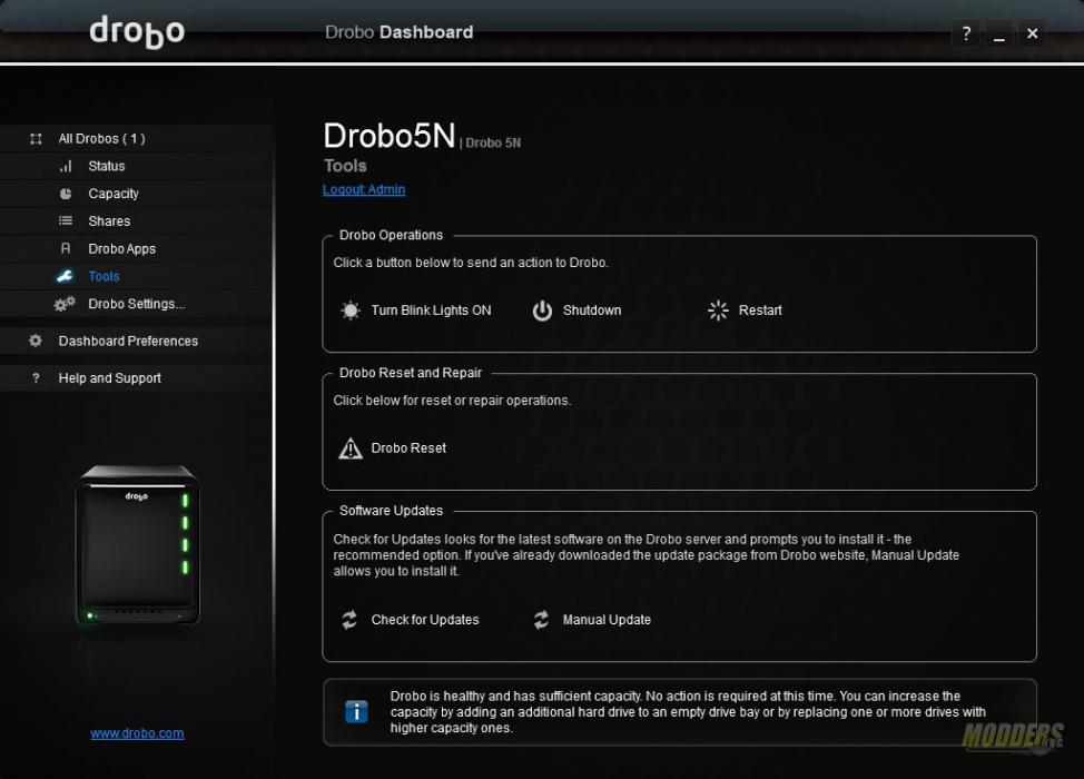 Drobo 5N Review: Protection With BeyondRAID - Page 3 Of 6 - Modders Inc