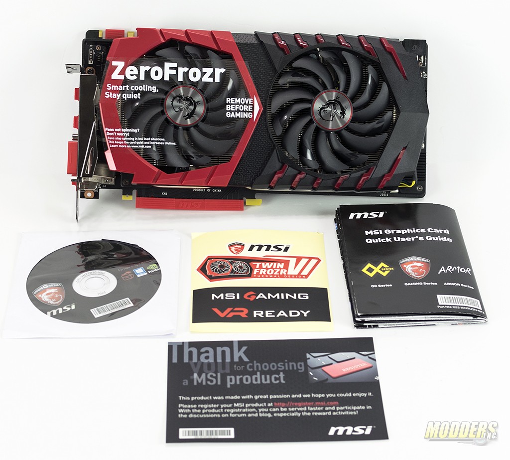 MSI GeForce GTX 1070 Gaming Z Graphics Card Review - Modders Inc