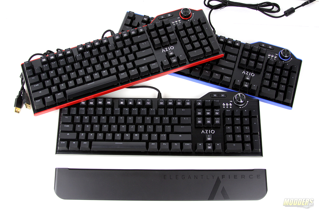 AZIO MGK L80 Mechanical Keyboard Lineup Review - Modders Inc