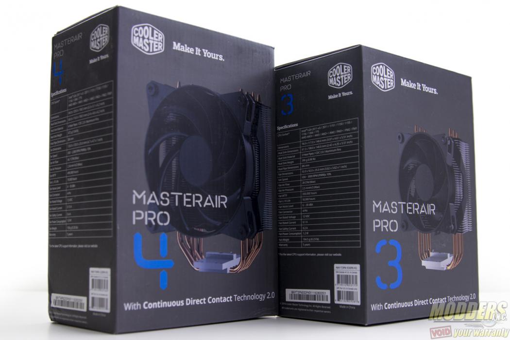 Cooler Master MasterAir Pro 3 And 4 CPU Cooler Review: Living Up To A ...