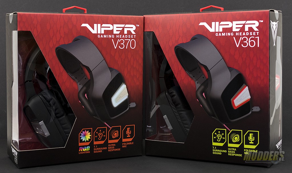 Patriot Viper V361 & V370 Gaming Headsets Review - Modders Inc