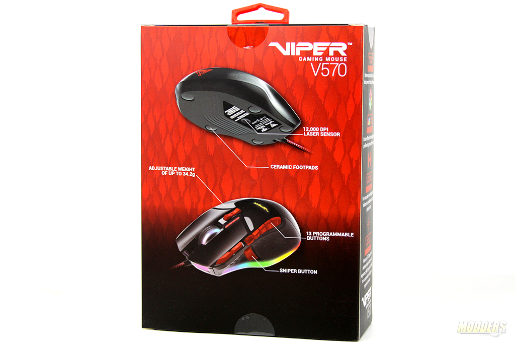 Patriot Viper V570 RBG Laser Gaming Mouse Review: Red, Green And Blue ...