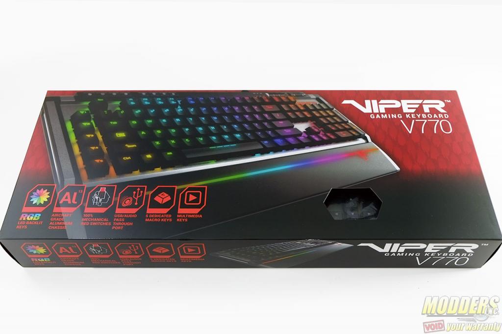 Patriot Viper V770 RGB Mechanical Keyboard Review - Modders Inc