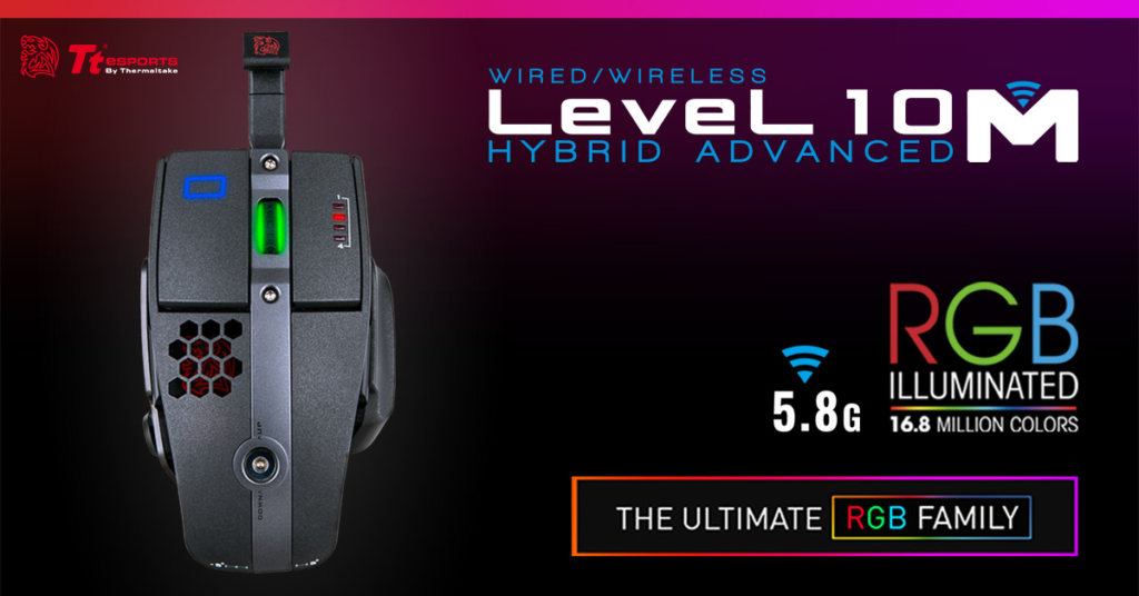 Tt ESPORTS Unveils Level 10 M Hybrid Advanced Mouse - Modders Inc