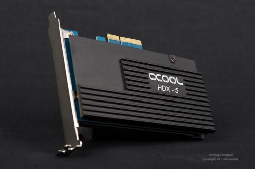 Alphacool Announces HDX-5 PCIe M.2 Passive Cooler - Modders Inc