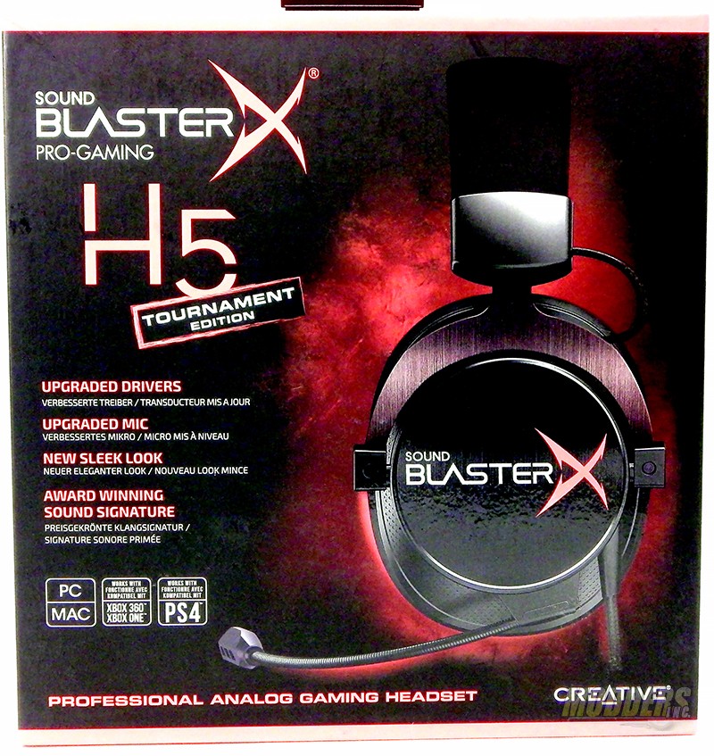 Sound Blaster Pro-Gaming H5 Tournament Edition Headset Review - Modders Inc