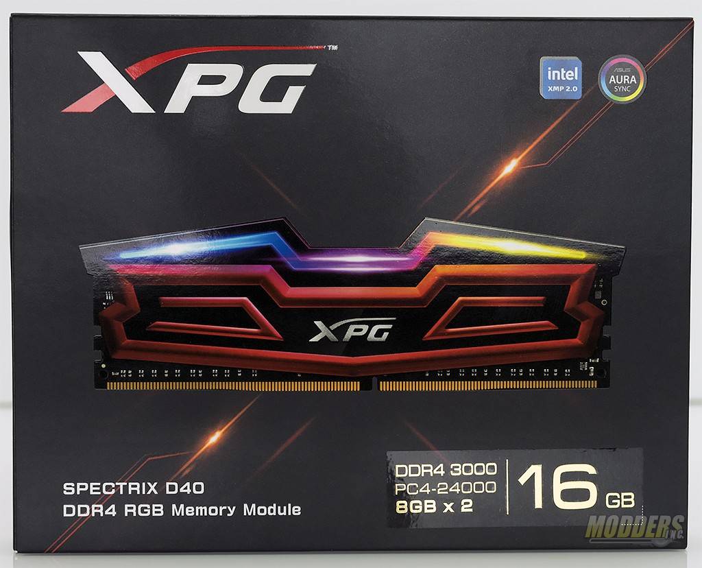 XPG SPECTRIX D40 RGB DDR4 3000MHz Memory Review - Modders Inc