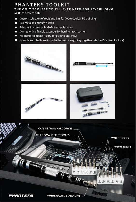 Phanteks Introduces Their New PC Tool Kit - Modders Inc