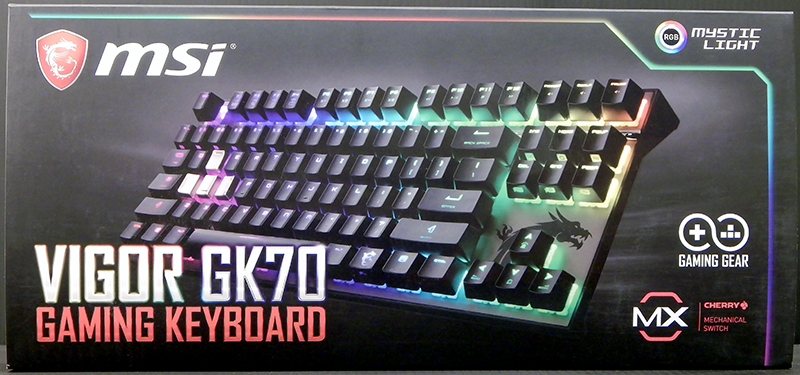 MSI Vigor GK70 Gaming Keyboard - Modders Inc