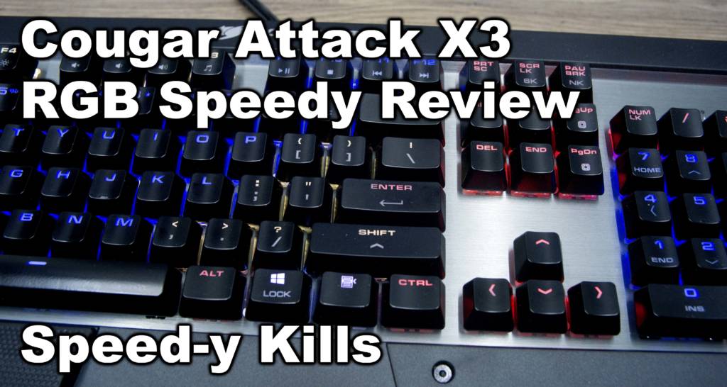 Cougar Attack X3 RGB Speedy Mechanical Keyboard