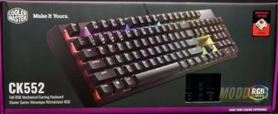 Cooler Master CK552 Full RGB Mechanical Gaming Keyboard - Modders Inc