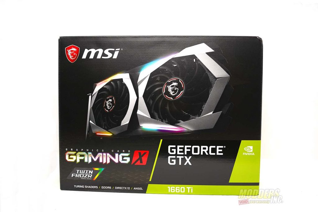 MSI Gaming X Geforce GTX 1660 TI Review - Page 2 Of 10 - Modders Inc