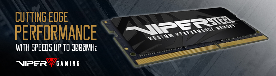 VIPER GAMING Announces Viper Steel Series DDR4 SODIMM Performance ...