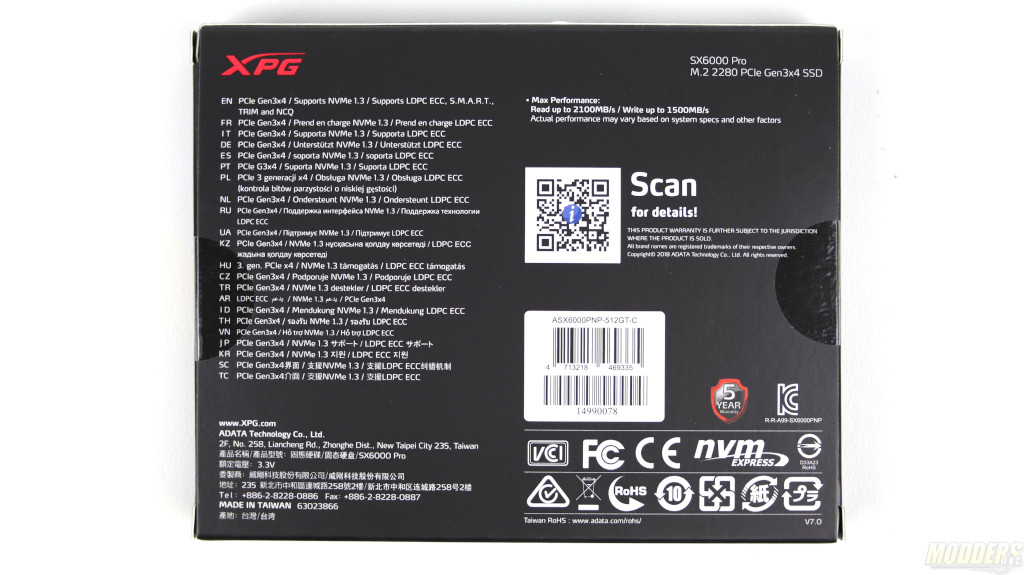 ADATA XPG SX6000 PRO 512GB Review - Modders Inc