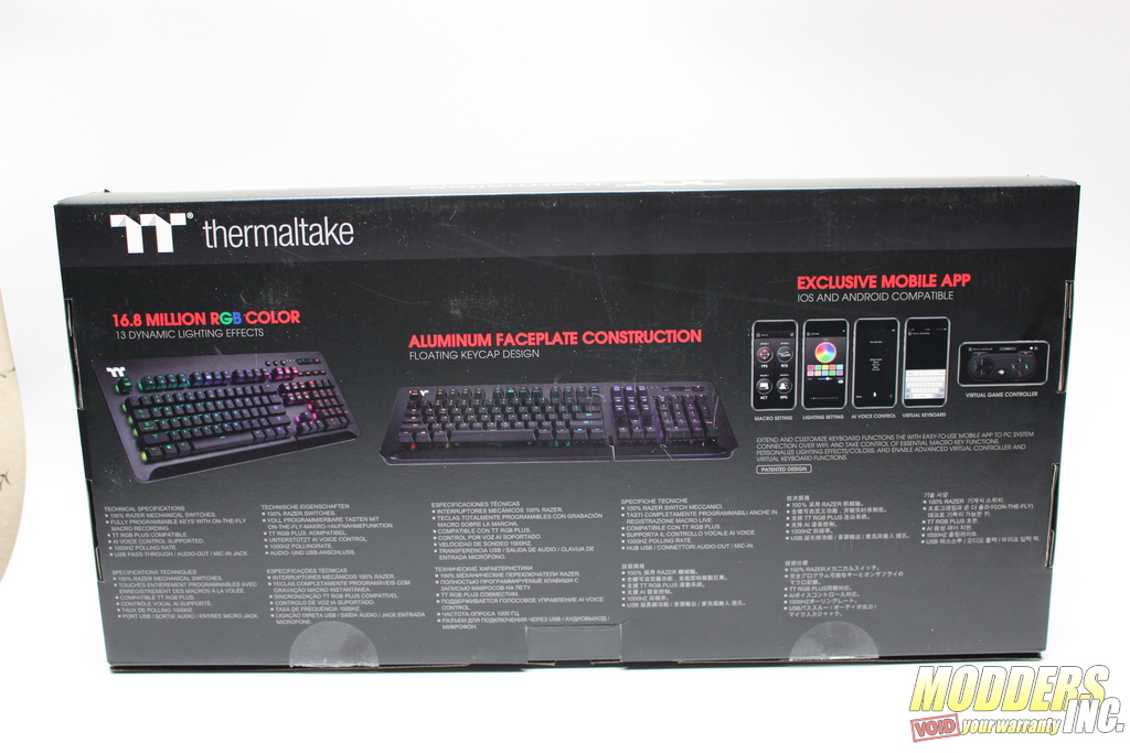 Thermaltake Level 20 GT RGB Razer Keyboard - Modders Inc