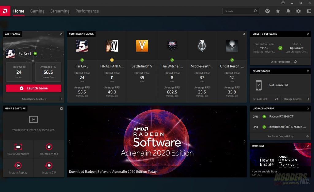 Gigabyte Radeon RX 5500 XT - PCTestBench