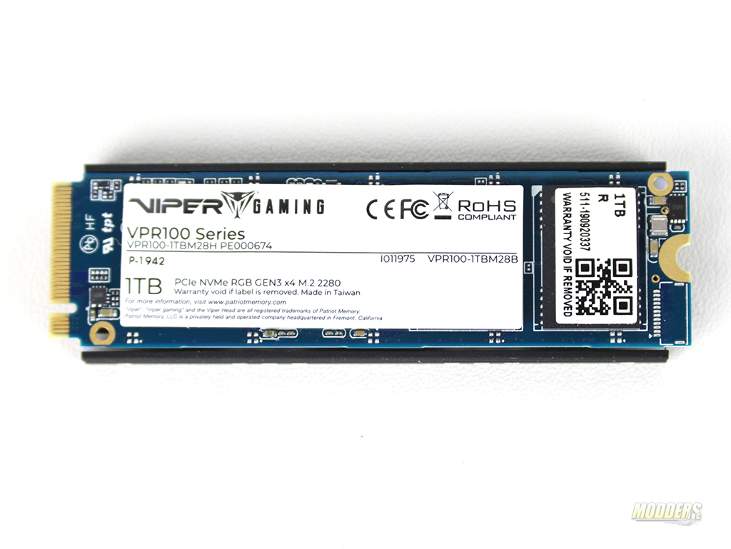 Patriot Viper VPR100 NVMe SSD RGB 1TB Review - Modders Inc