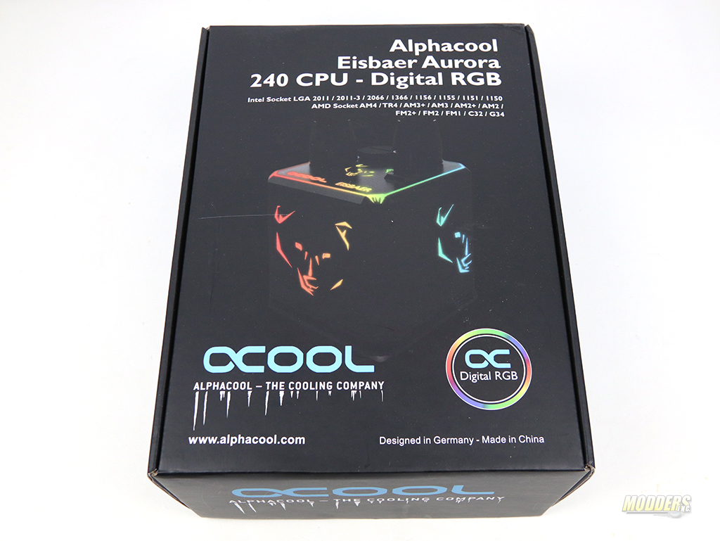 Alphacool Eisbaer Aurora 240 RGB CPU AIO Loop - Modders Inc