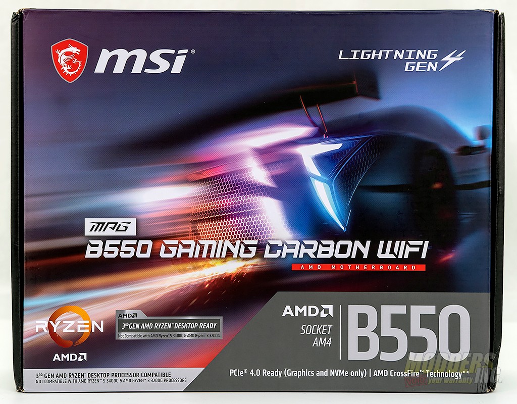 MSI MPG B550 Gaming Carbon WIFI Motherboard Review - Modders Inc