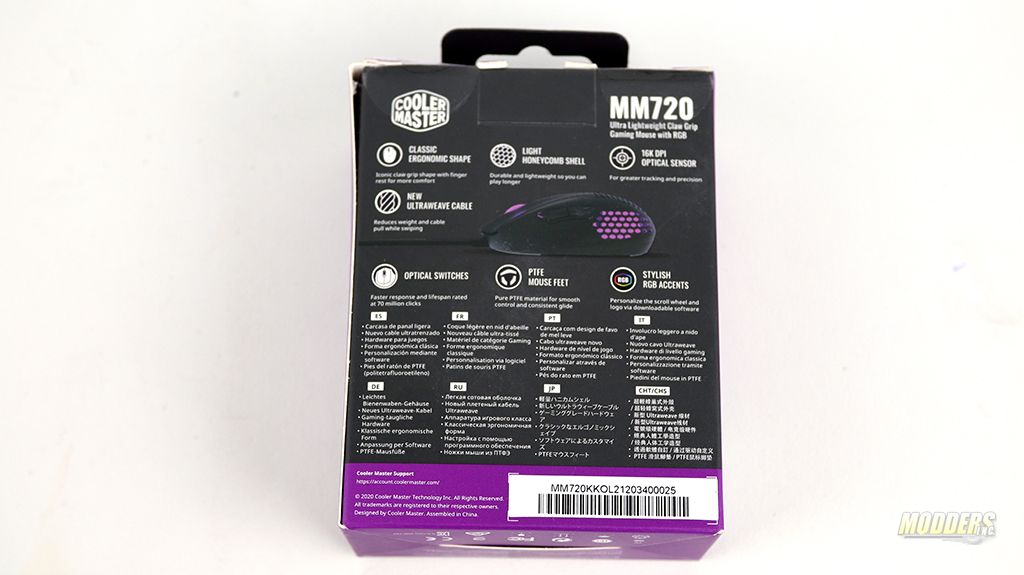 Cooler Master MM720 Mouse Review - Modders Inc