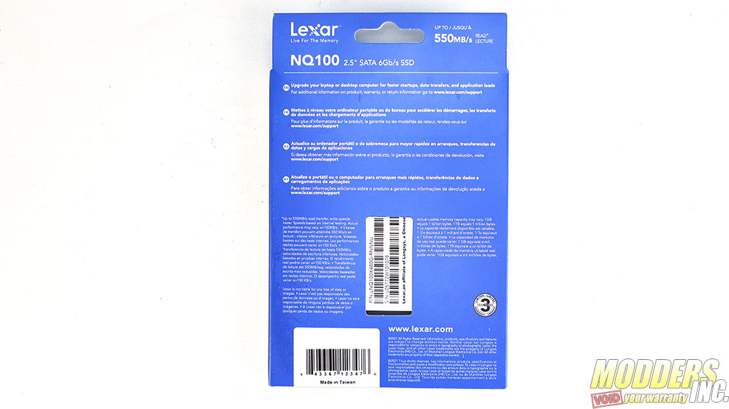 Lexar NQ100 480GB SSD Review - Modders Inc - Storage Devices