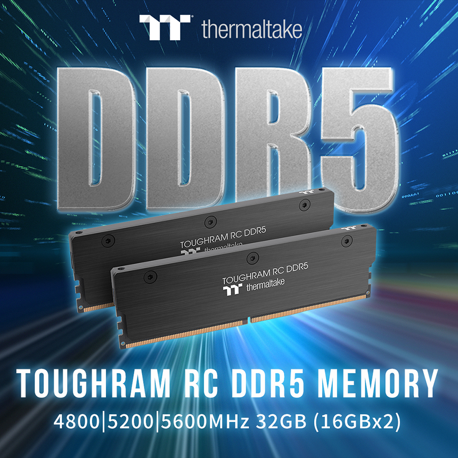 New Thermaltake TOUGHRAM RC DDR5 Memory Now Available - Modders Inc