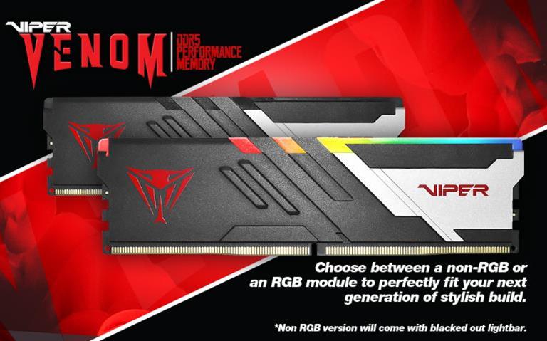 VIPER Gaming Launches New VIPER VENOM RGB And Non-RGB DDR5 Performance ...