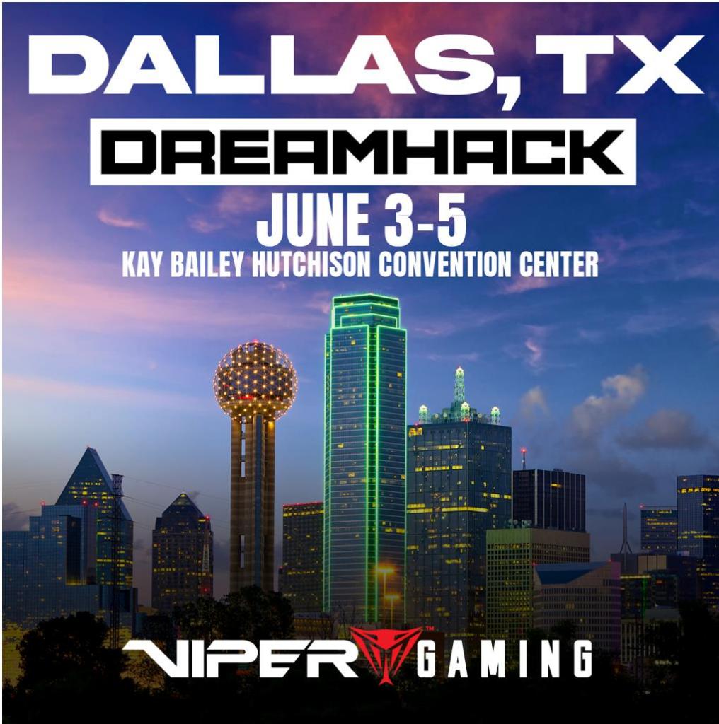 VIPER GAMING Attends DreamHack Dallas 2022 - Modders Inc