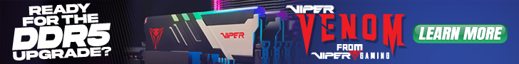 VIPER Gaming Launches New VIPER VENOM RGB And Non-RGB DDR5 Performance ...